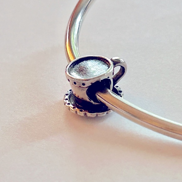 Pandora | Jewelry | Authentic Pandora Cup And Saucer Charm | Poshmark